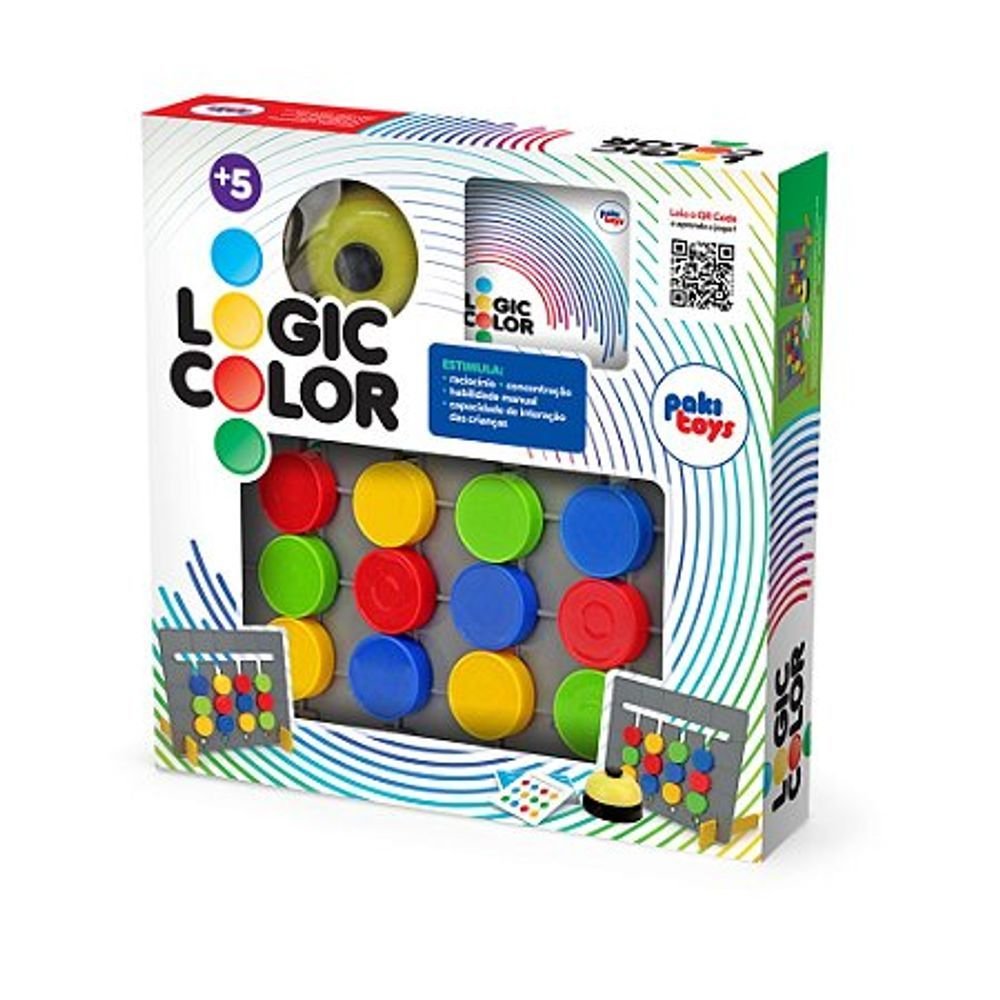 Jogo Logic Color - Pakiplast | Pakiplast | Ideiaria Brinquedos