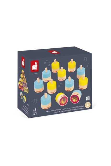 Jogo da Memória Sensorial | Janod | Ideiaria Brinquedos