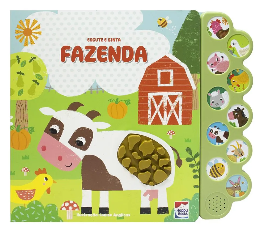 Livro Escute e Sinta: Fazenda - Happy Books | Happy Books | Ideiaria ...