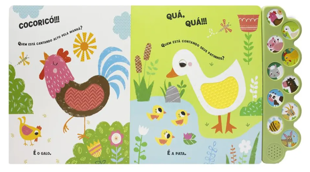 Livro Escute e Sinta: Fazenda - Happy Books | Happy Books | Ideiaria ...