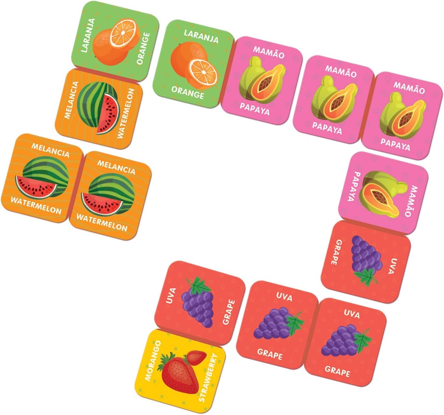 Jogo De Dominó Das Frutas - Toyster | Toyster | Ideiaria Brinquedos